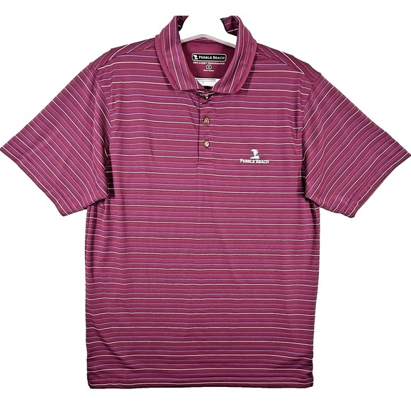 Pebble Beach | Shirts | Pebble Beach Performance Dry Lux Golf Polo ...